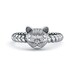 Diamond Cat Breed Twisted Wire Rope Ring in Sterling Sliver or 14k Gold ...