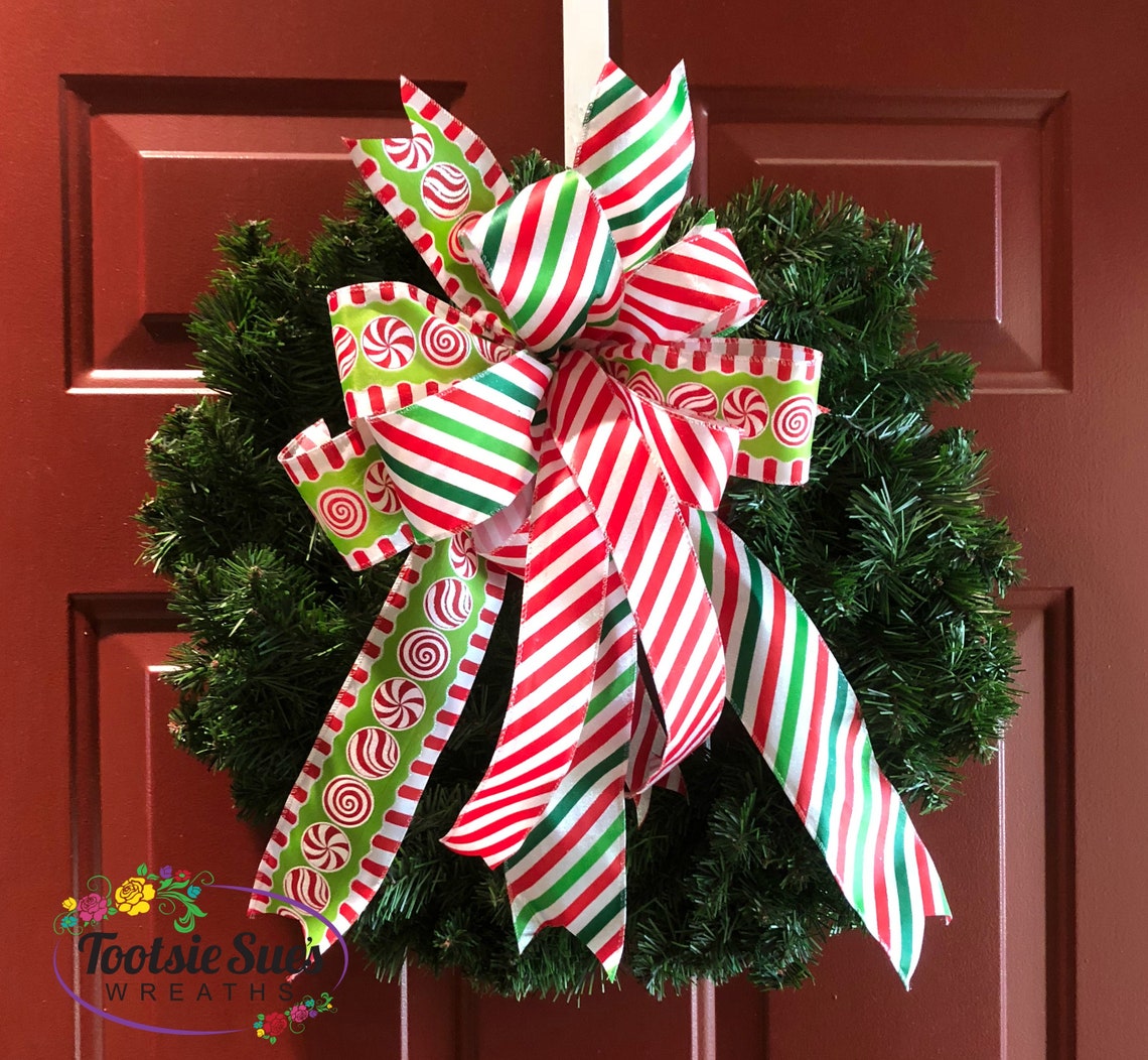 Christmas Funky Bow Christmas Gift Bow Package Bow Wreath - Etsy