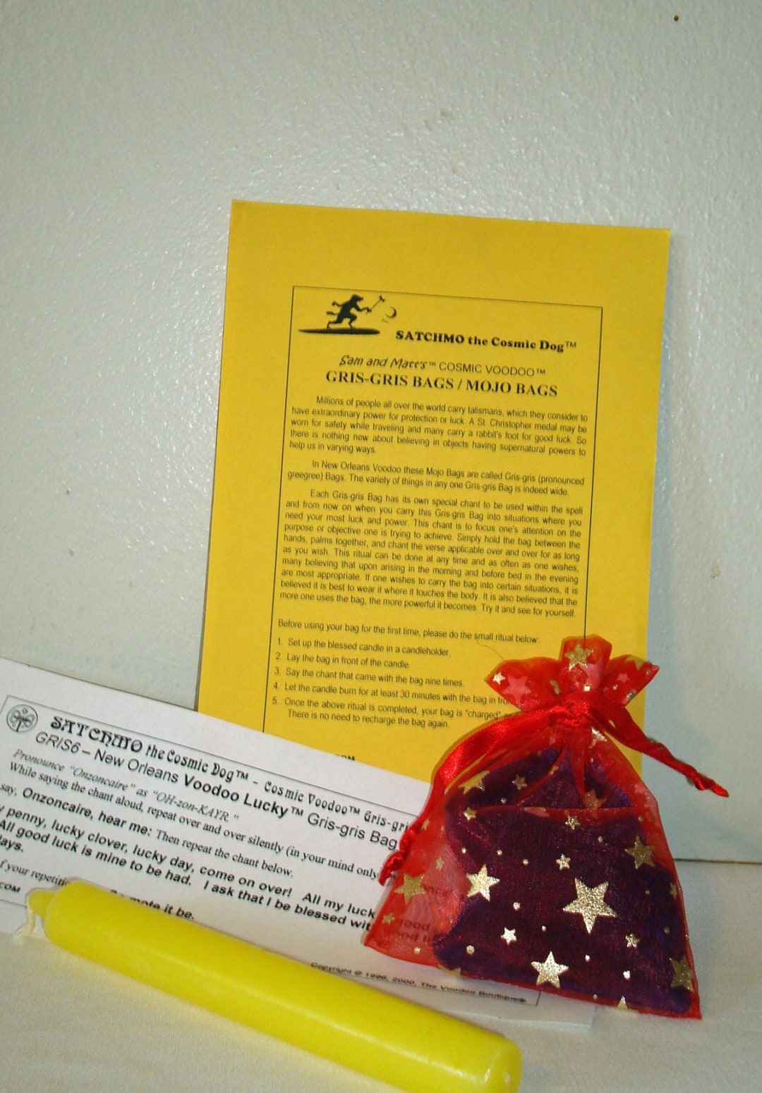 Mambo Sam's Authentic New Orleans Voodoo CUSTOM Musician"s Gris Gris ...