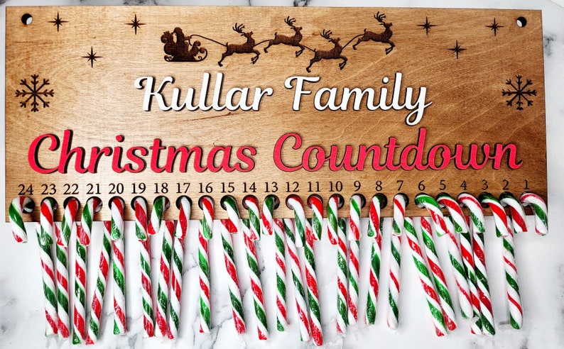 Christmas Countdown Svg Advent Calendar Svg Christmas Countdown Svg