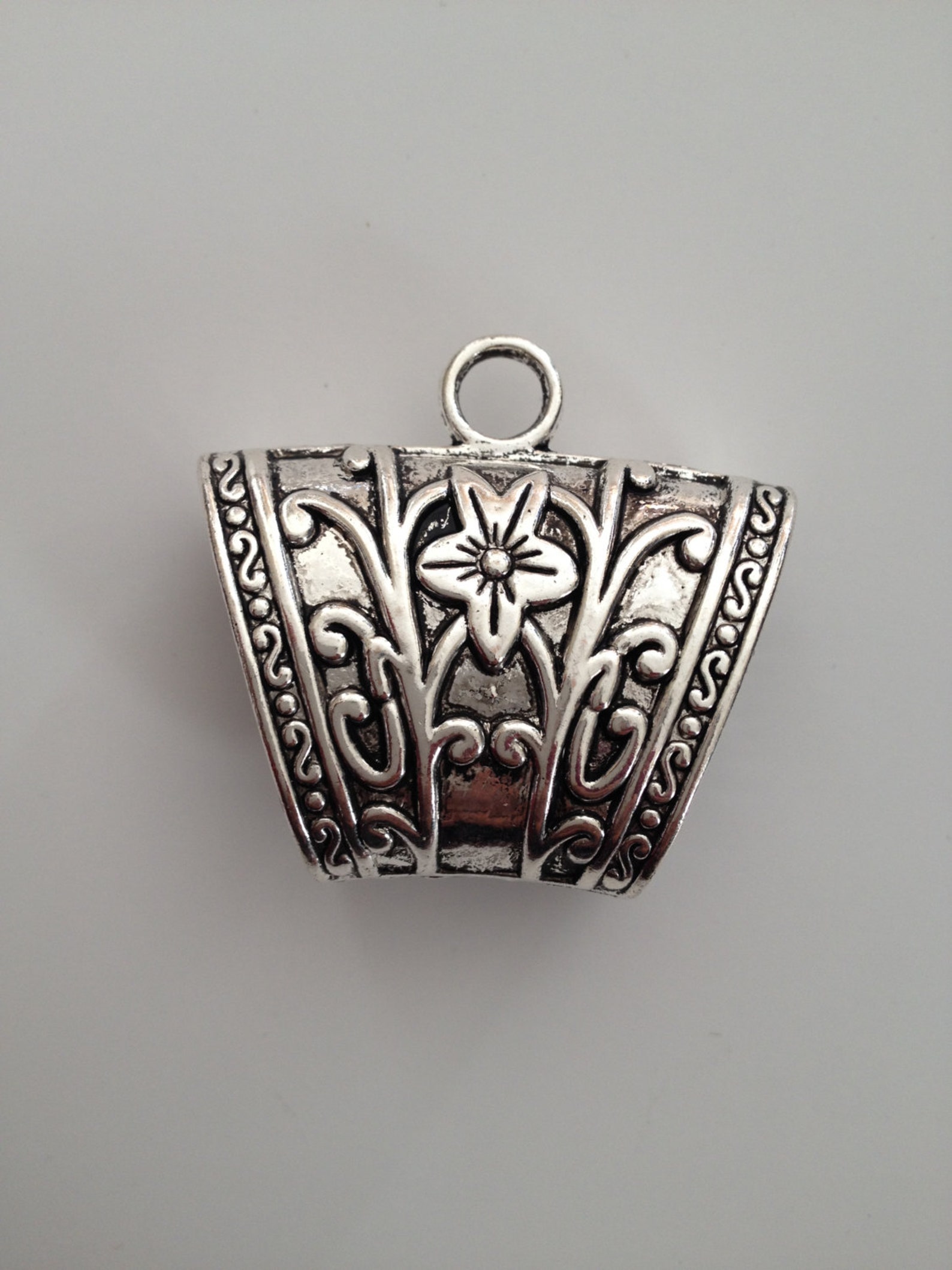 Small Scarf Bail Set Pendant Ring Tube Shawl Wrap Rings Tubes Charm ...