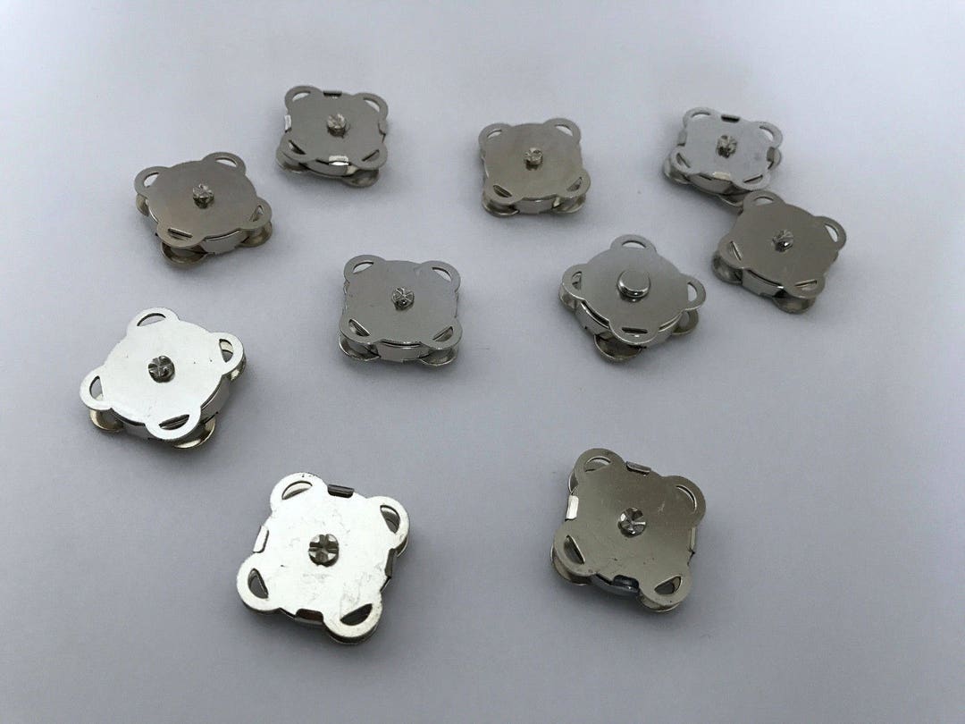 10 Sets 3/4" Magnetic Purse Closure Snaps Closures Purse Hardware ...