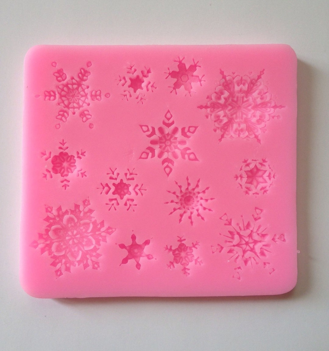 Snowflake Winter Snowflakes Silicone Mold Fondant Mat Cake Decorating ...