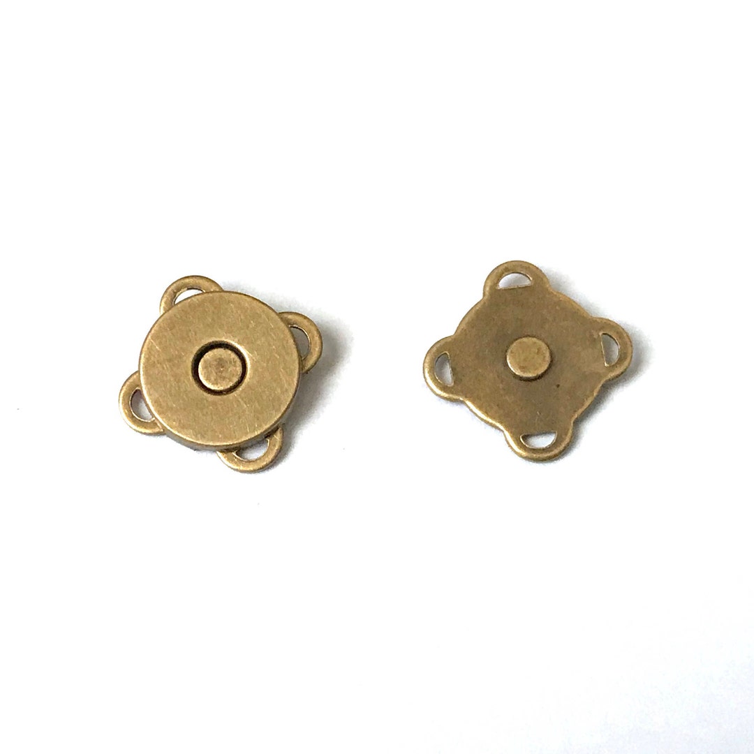 New! 10 Sets 3/8" Magnetic Purse Closure Snaps Closures Purse Hardware ...