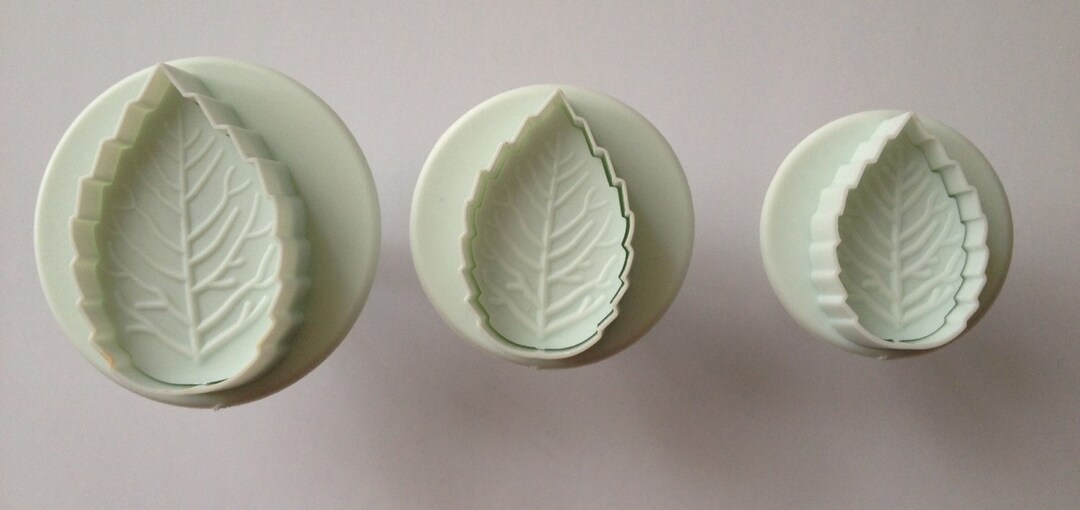 3 Pcs Leaf Cookie Cutter Dough Cake Cupcake Pastry Baking Tools ...