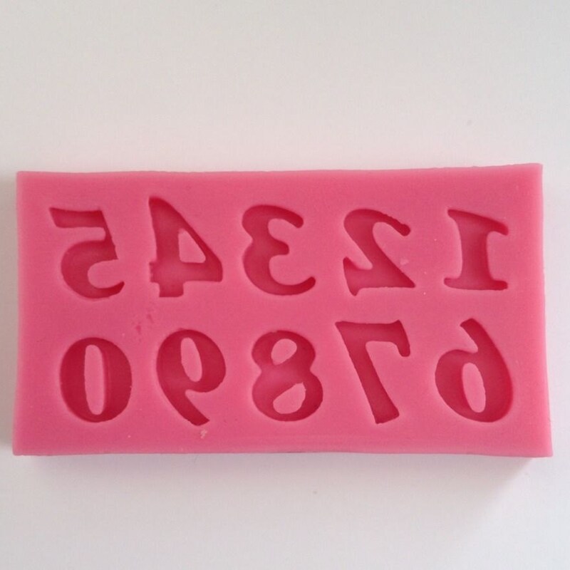 Silicone Numbers Chocolate Molds - Etsy