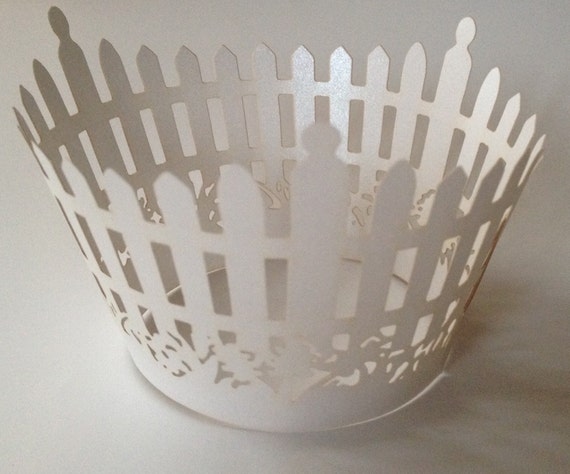 12 Pcs Beautiful White Picket Fence Lace Wedding Filigree - Etsy