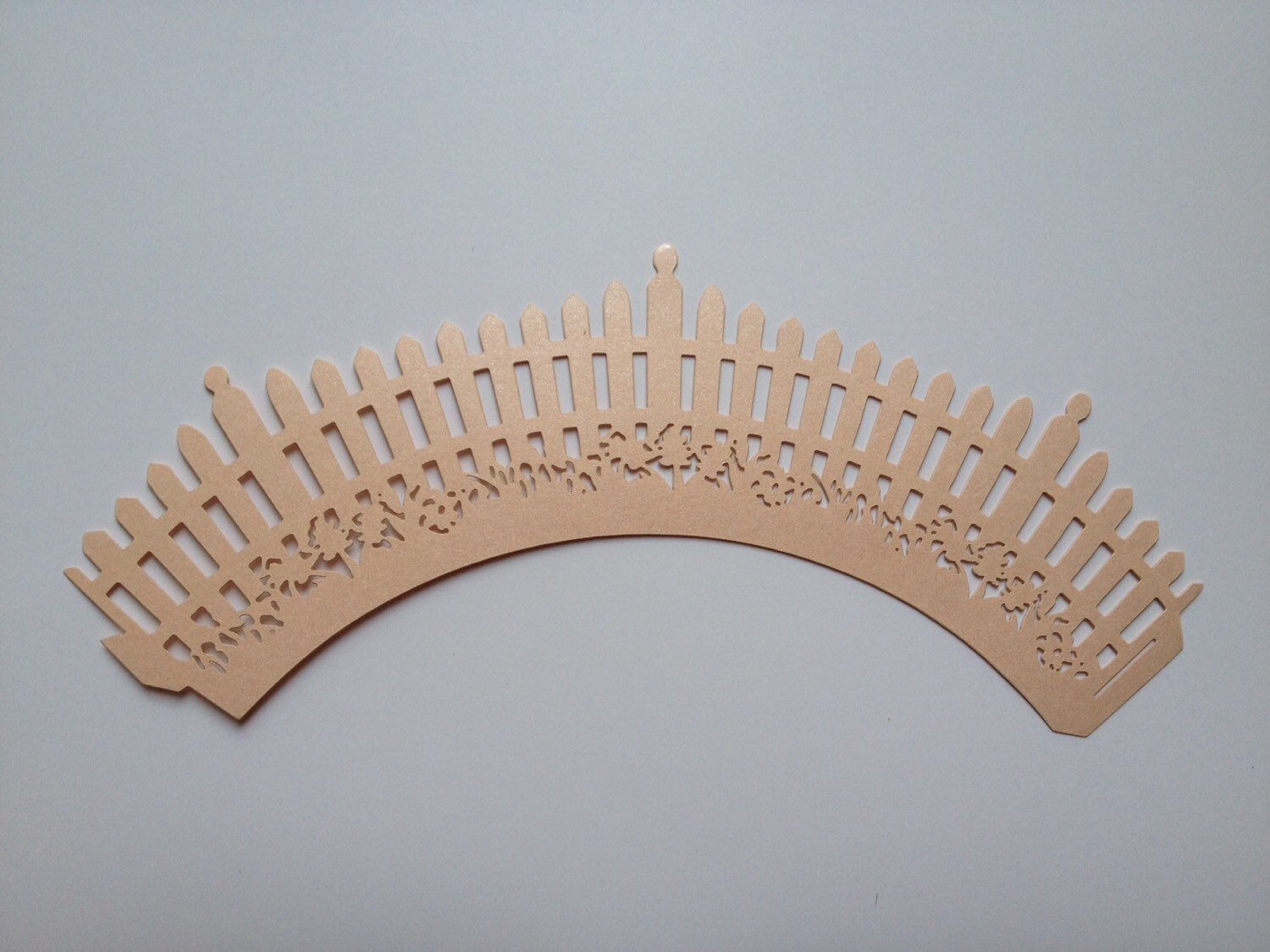 12 Pcs Beautiful Rose Gold Picket Fence Lace Wedding Filigree | Etsy