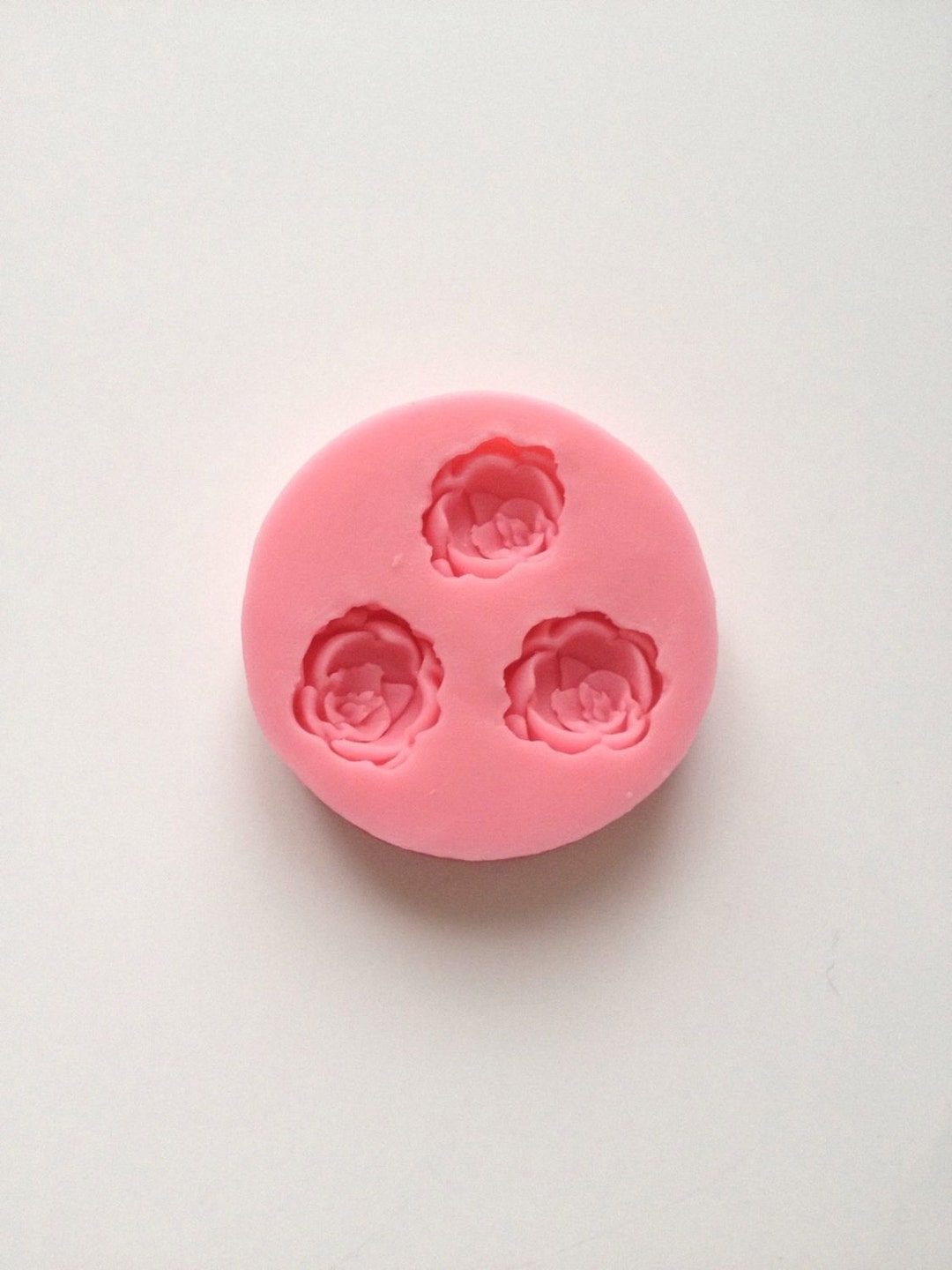 Mini Small Rose Petals Soft Silicone Mold Fondant Mat Cake Decorating ...