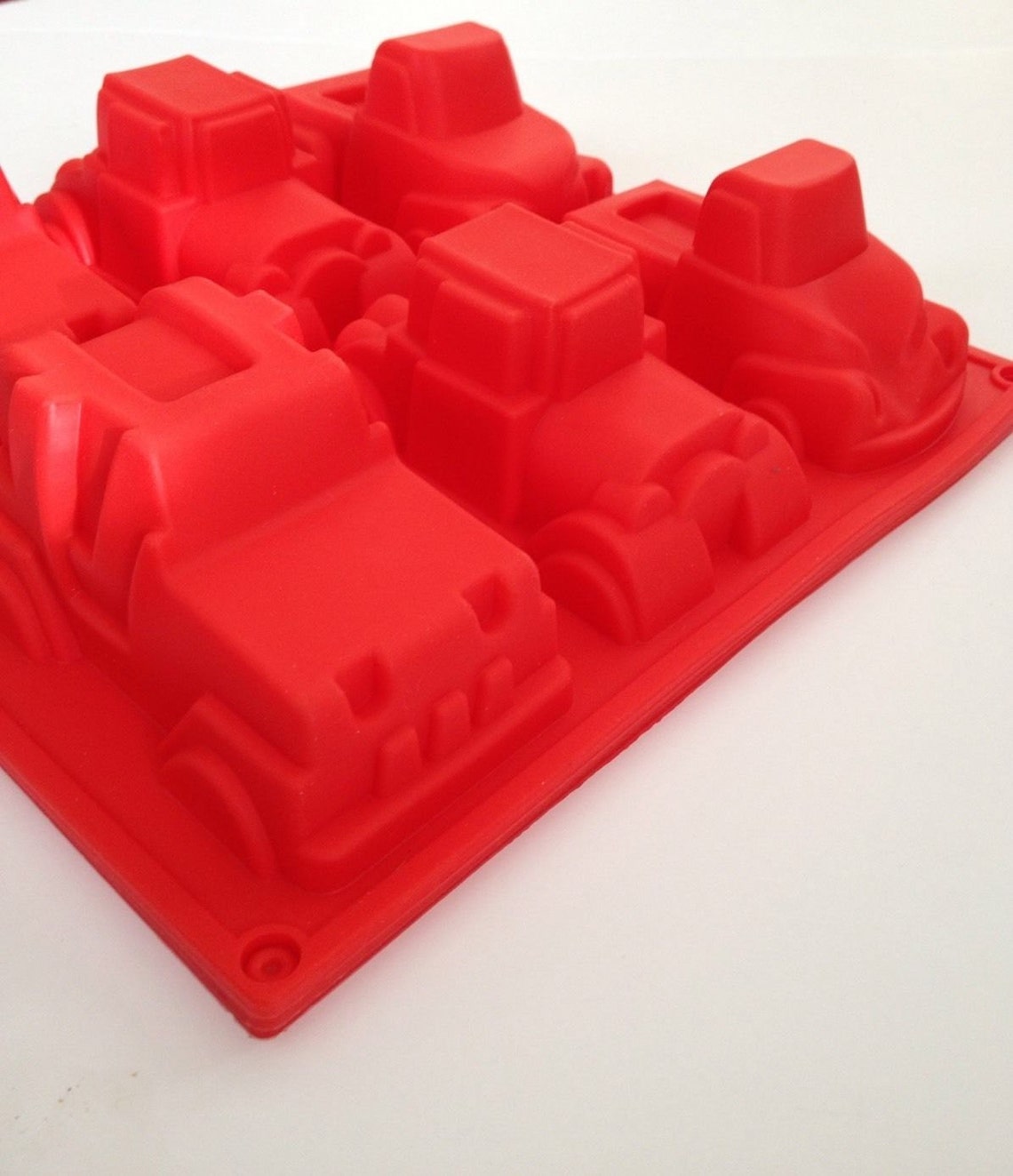 Large Car Design Set Cake Chocolate Silicone Mold Cupcake | Etsy