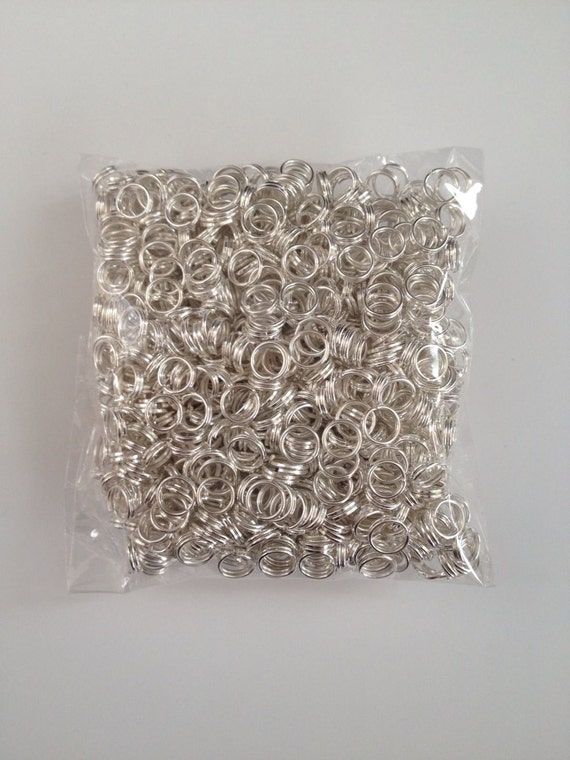 New 1000 Pcs Silver Plated Split Open Double Loop Jump Rings | Etsy