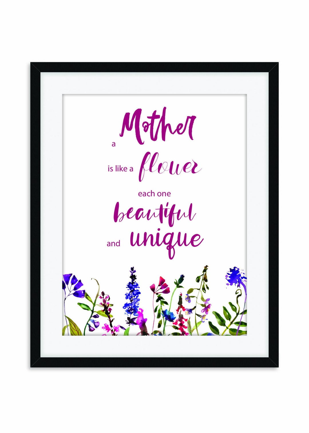 Mothers Day Quote Poster - Etsy