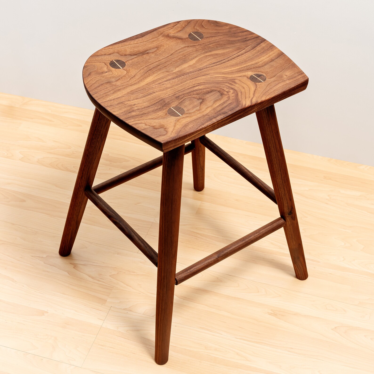 Walnut Bar Stool, Kitchen Stool, Guitar Stool - Etsy