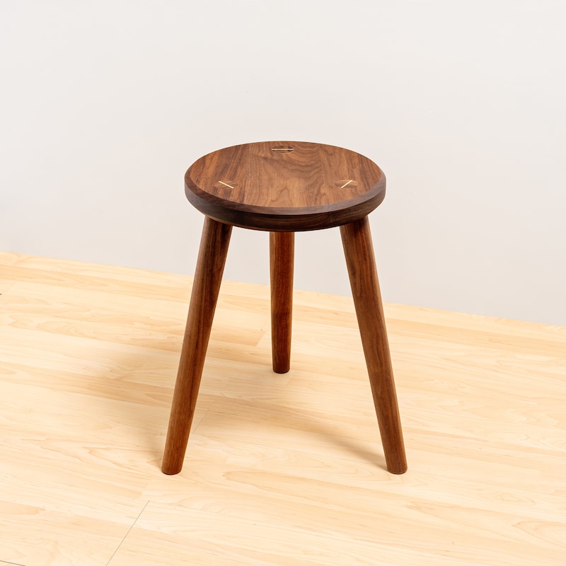Walnut Bar Stools - Etsy