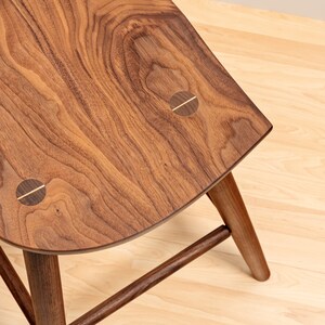 Walnut Bar Stool, Kitchen Stool, Guitar Stool - Etsy