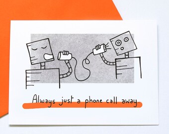 Call Me Anytime Card - Etsy