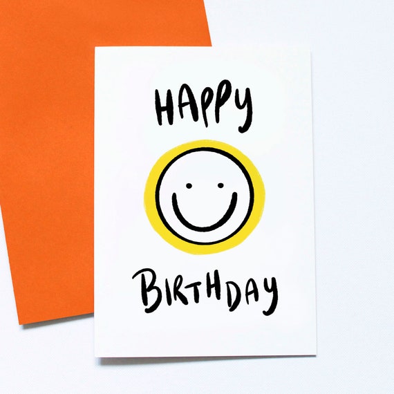 Happy Birthday Smiley Faces