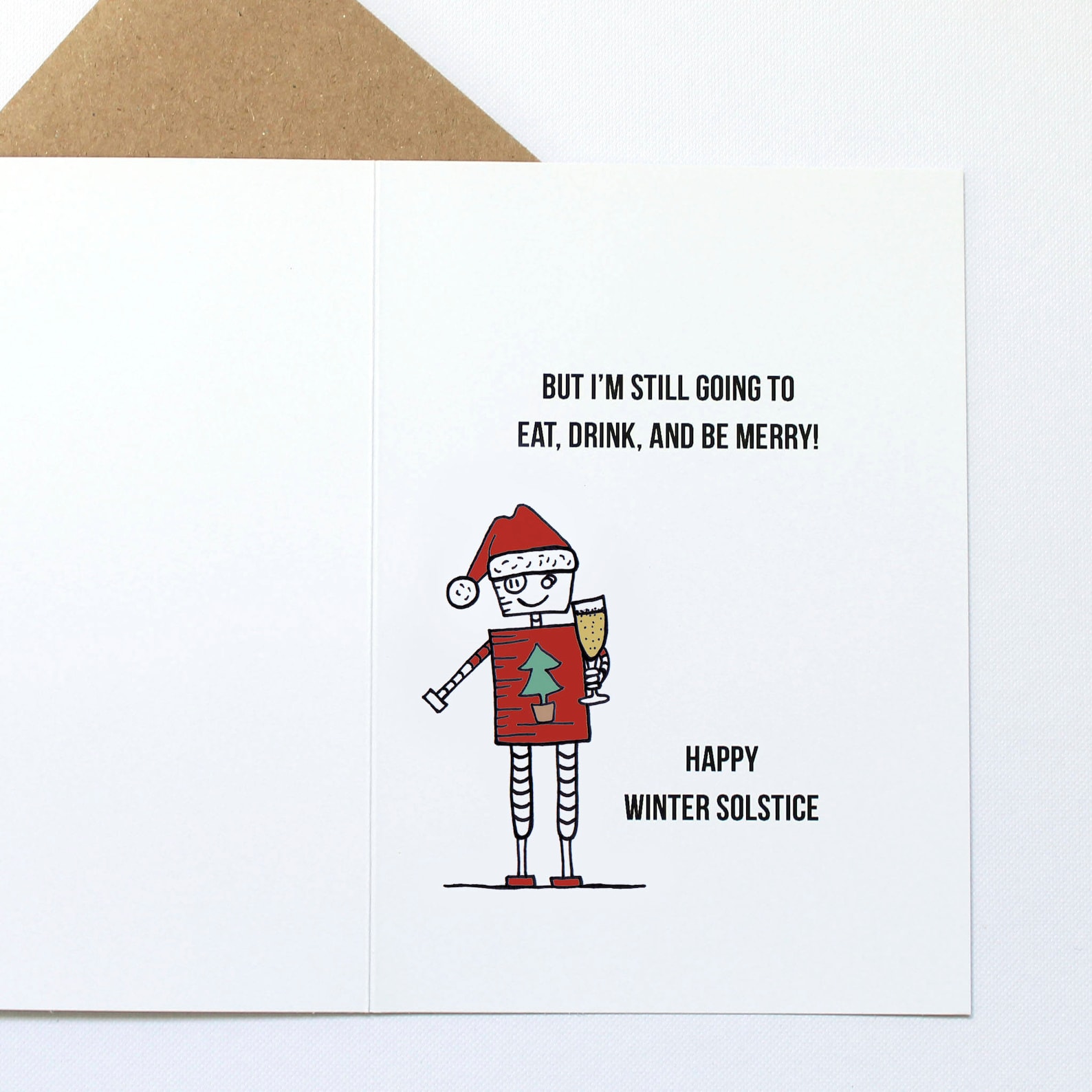 Atheist Holiday Card Winter Solstice Card Humanist - Etsy UK