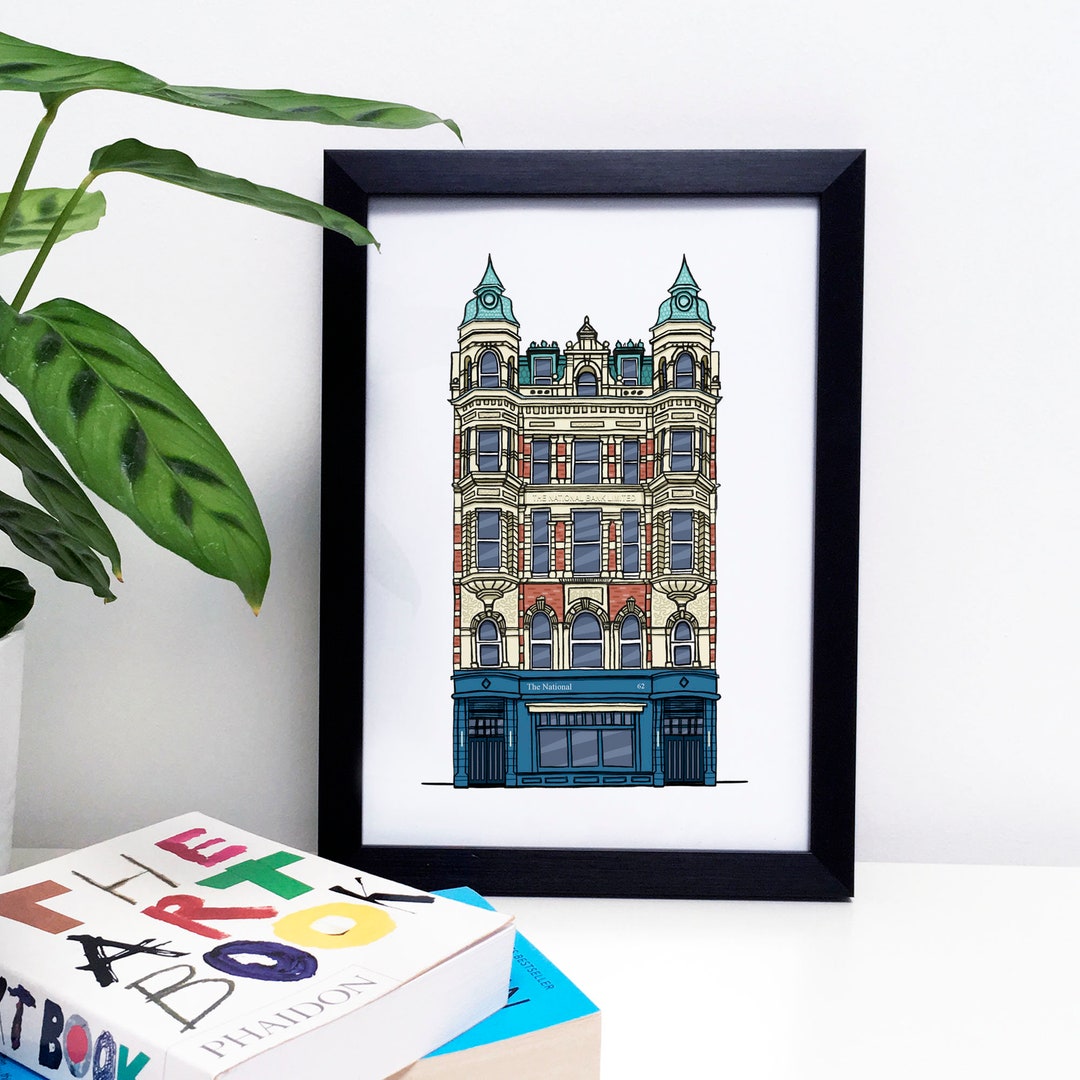 The National Belfast Belfast Print Northern Ireland Art - Etsy
