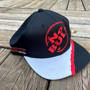 Vtg 90s NO BULL Winston Cup Series Racing NASCAR Snapback Hat ...