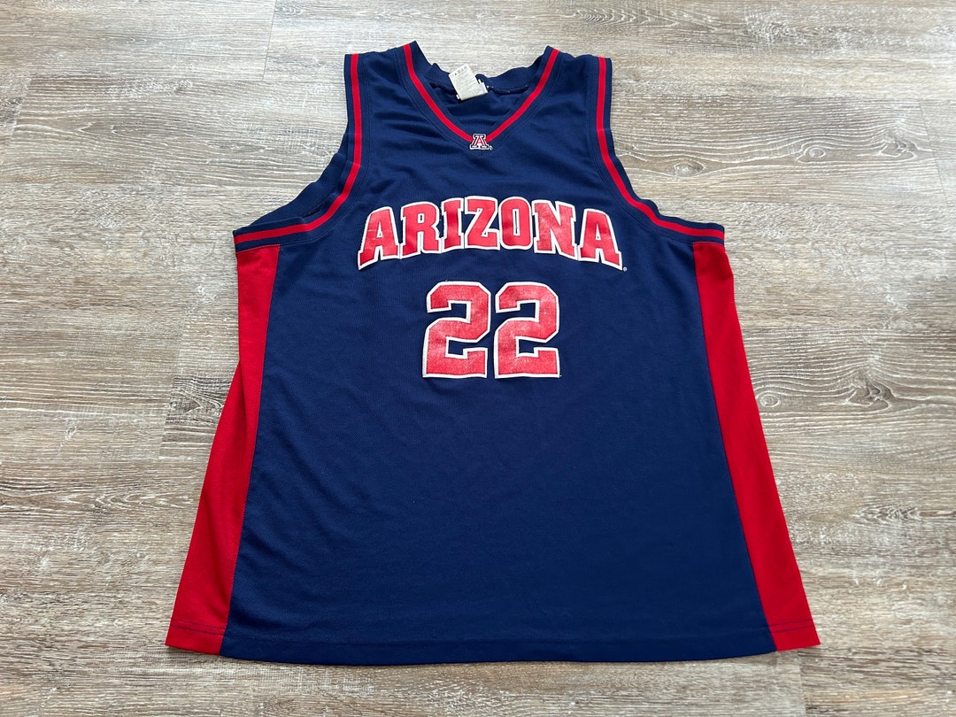 Vintage 2000s Arizona Wildcats Basketball Jersey Embroidered Foot ...