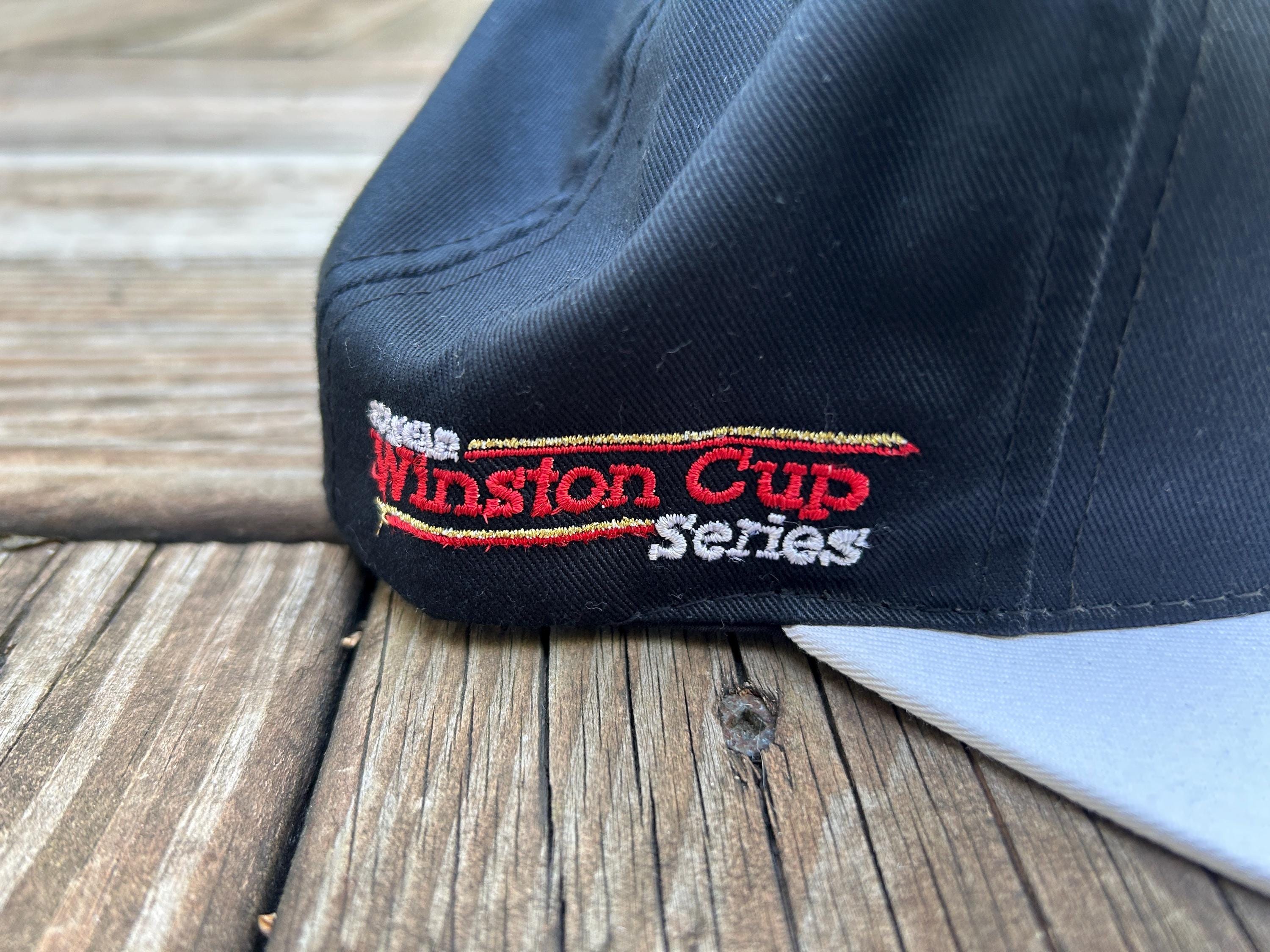 Vtg 90s NO BULL Winston Cup Series Racing NASCAR Snapback Hat ...