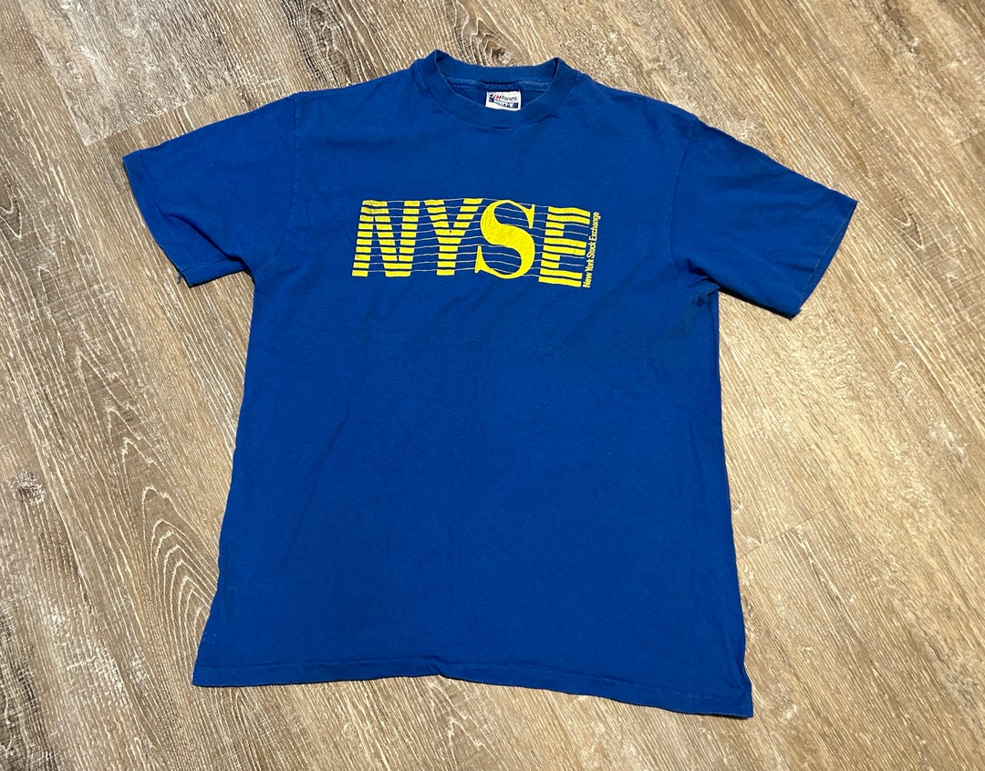 Vtg 90s NYSE New York Stock Echange T Shirt Single Stitch Wall Street ...