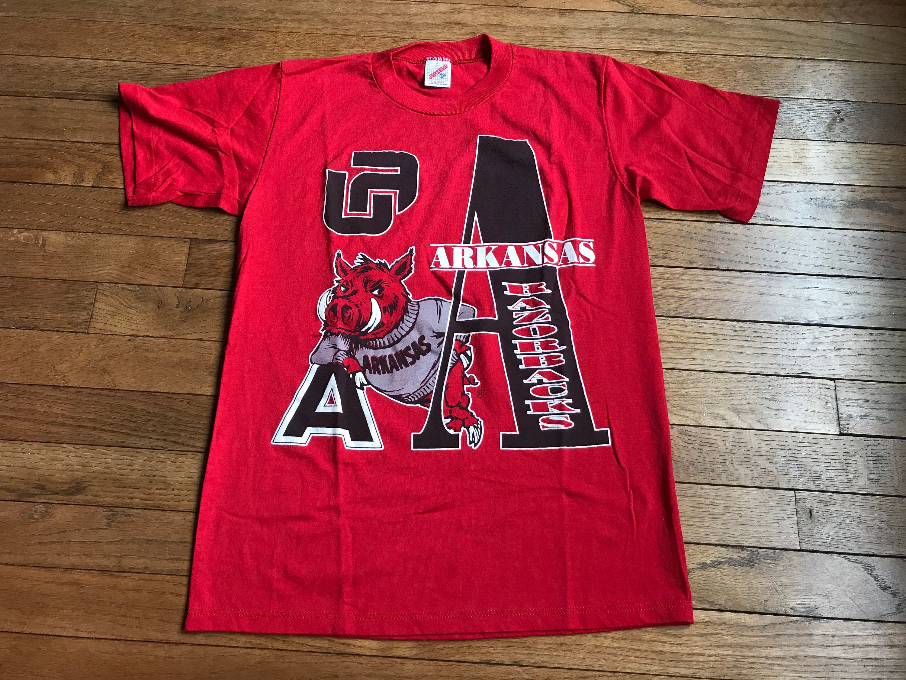 Vintage Single Stitch Sport-T by Stedman Arkansas Razorback Football T ...