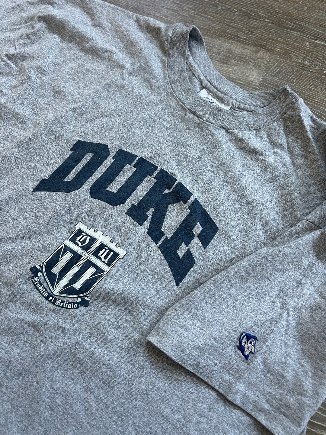 Vtg 90s NCAA Basketball T Shirt Duke Blue Devils University Store ...