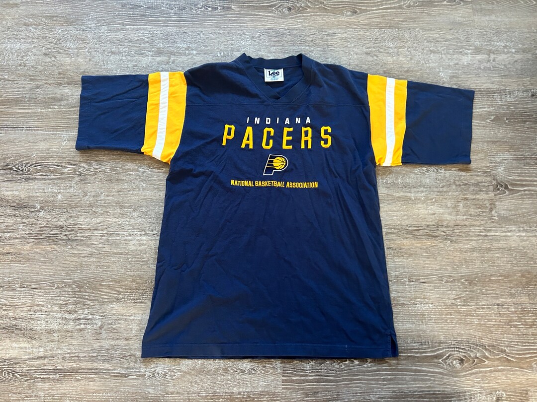 Vtg 90s Indiana Pacers T Shirt NBA LEE Sport Basketball Raglan ...