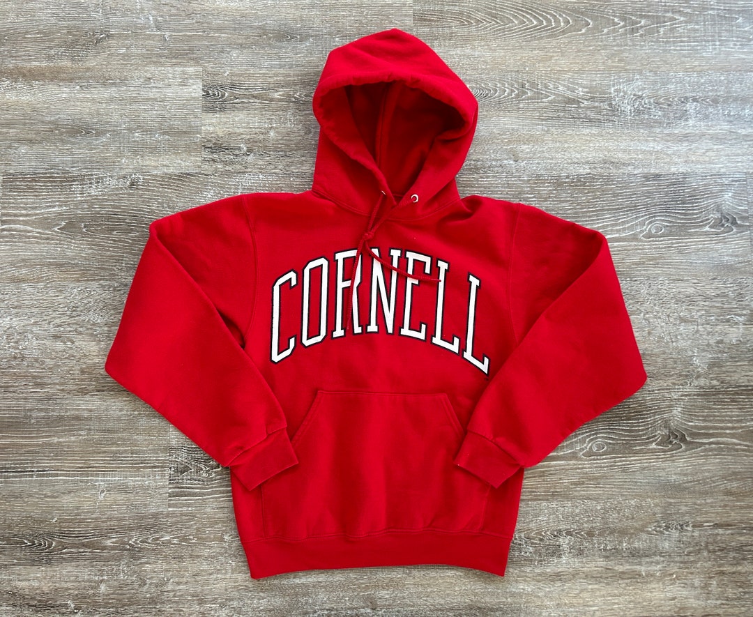 VTG 2000s Cornell Big Red Hoodie Sweatshirt University New York Ivy ...
