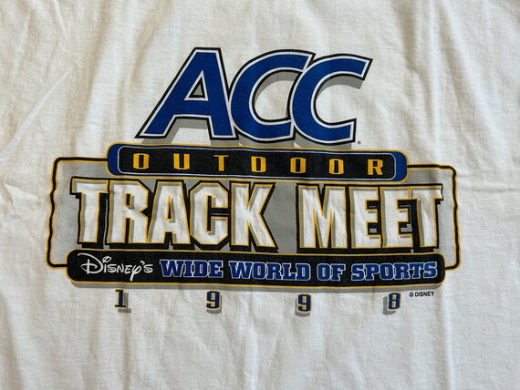 Vintage 90s DISNEY ACC Conference Logo T Shirt 1998 O… - Gem