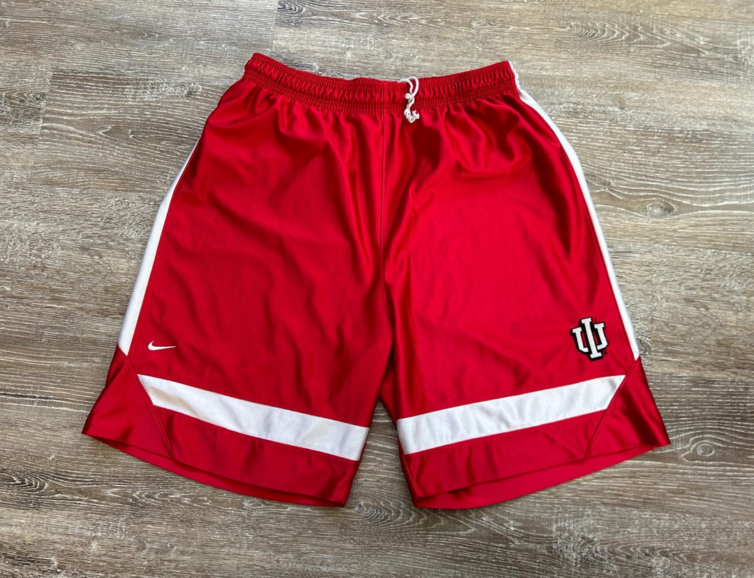 Vtg 2000s NIKE Indiana Hoosiers Basketball Shorts Large Satin Y2K ...