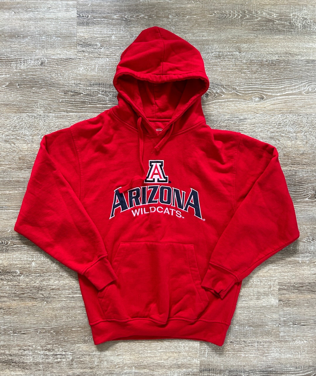 Vtg 2000s Arizona Wildcats Hoodie Sweatshirt University Embroidered ...