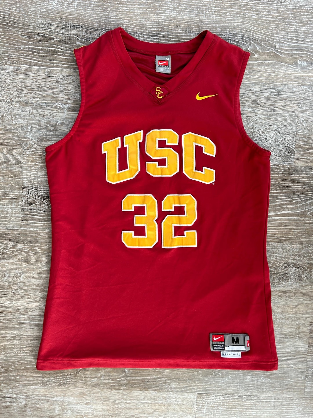 Vintage 2000s USC Trojans Basketball Jersey OJ Mayo #32 Southern ...