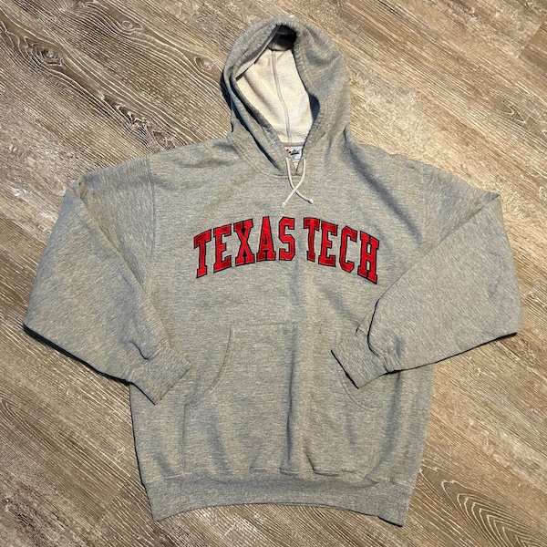 Texas Tech Embroidered Sweatshirt - Etsy