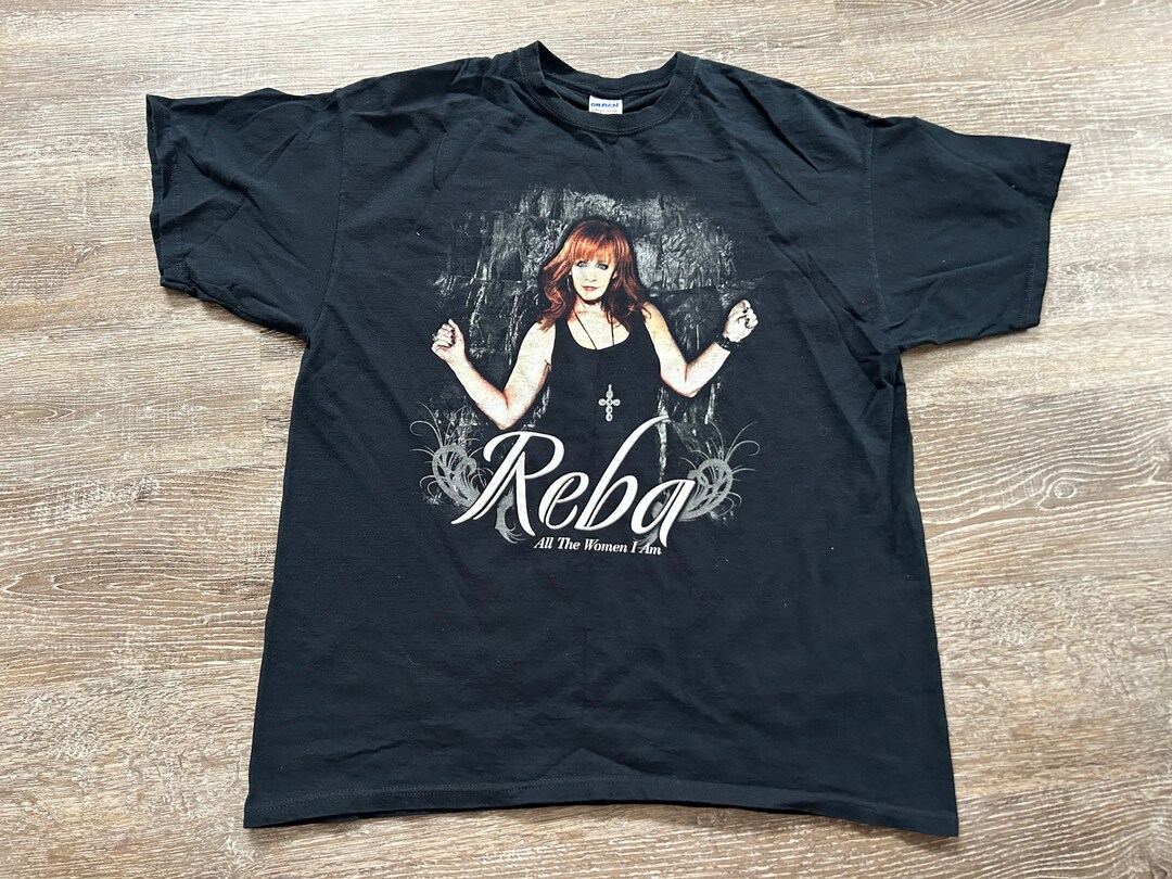 Vtg 2000s Reba Mcentire Concert Tour T Shirt Country Cities All the ...