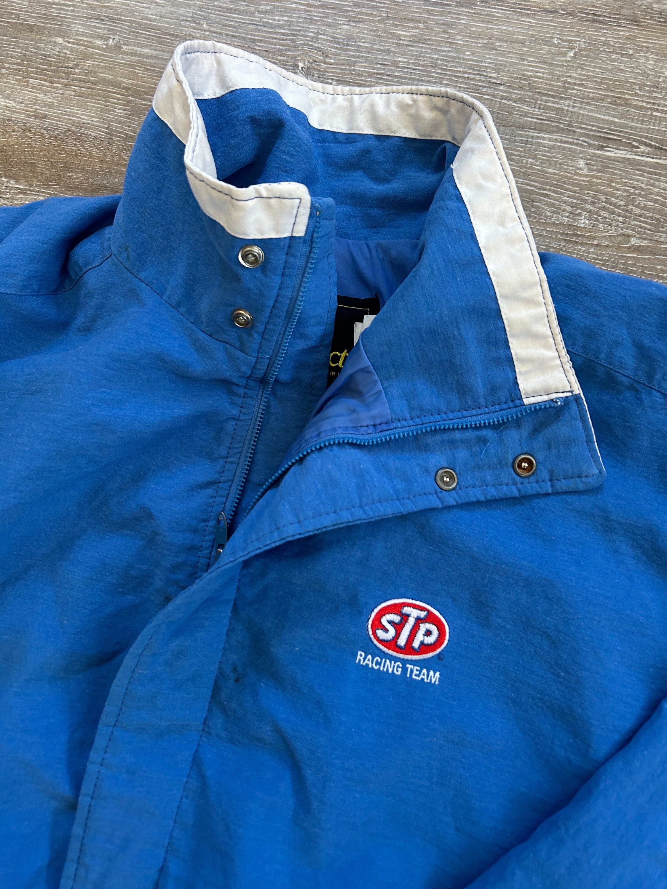 Vintage 80s STP Racing Team Full ZIP Jacket K Products - Etsy