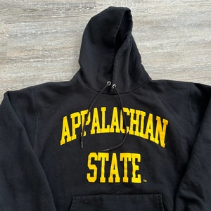 Vtg Appalachian State University Sweatshirt Hoody 90s Mountaineers ...