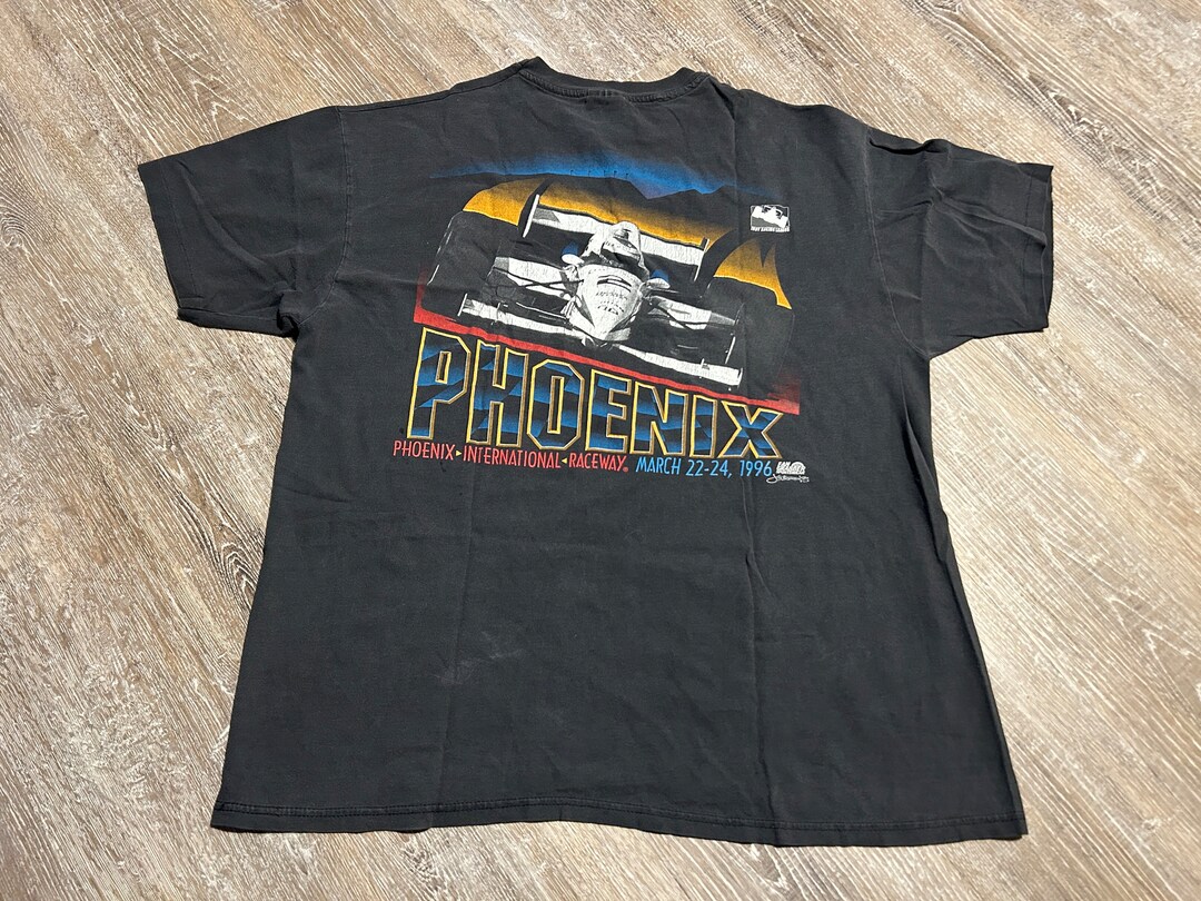 VTG 90s Indycar Racing T Shirt Phoenix Speedway Single Stitch 1996 Dura ...