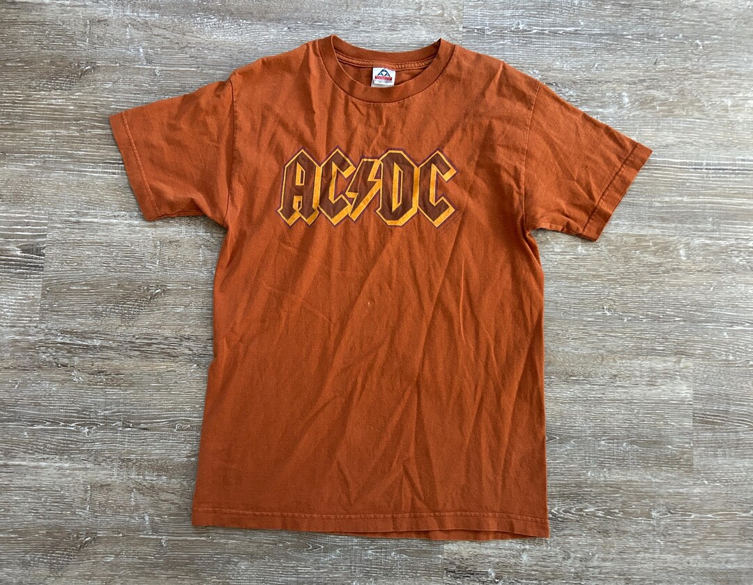 Vintage 2004 AC/DC Tour Concert T Shirt Y2k Rock Band Grunge S/M 2000s ...
