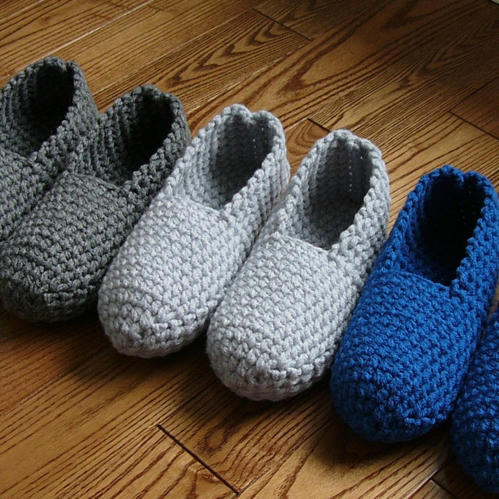 CROCHET PATTERN Slippers Man Men Boys ⨯ Shoes ⨯ Worsted Weight Yarn ⨯ ...