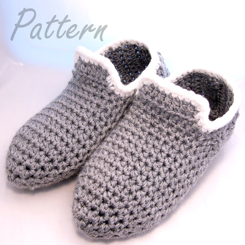 Mens Slipper Pattern - Etsy