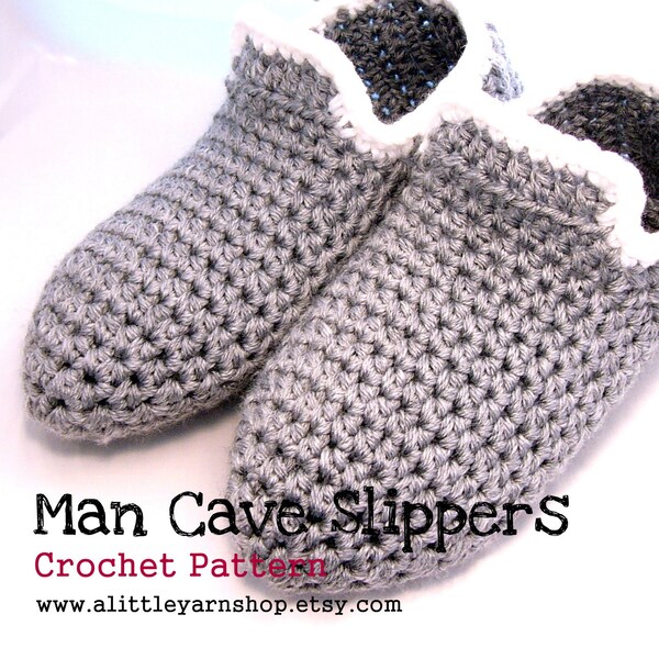 Mens Slipper Pattern - Etsy