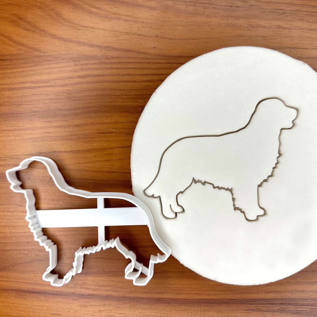 Golden Retriever Dog Breed Cookie Cutter Fondant Cutter Cupcake Topper ...