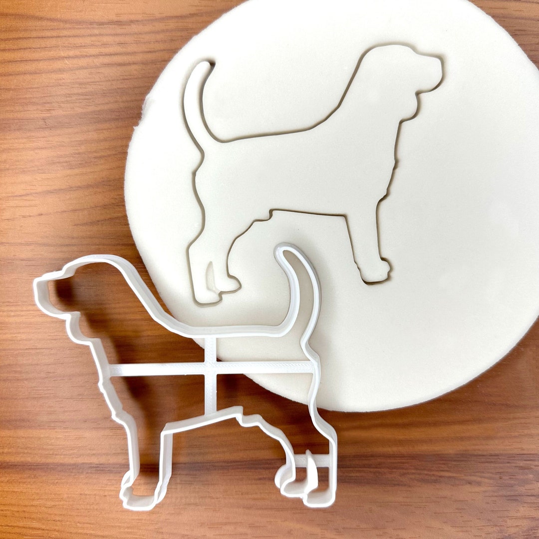 Beagle Male Dog Breed Cookie Cutter Fondant Cutter Cupcake Topper ...