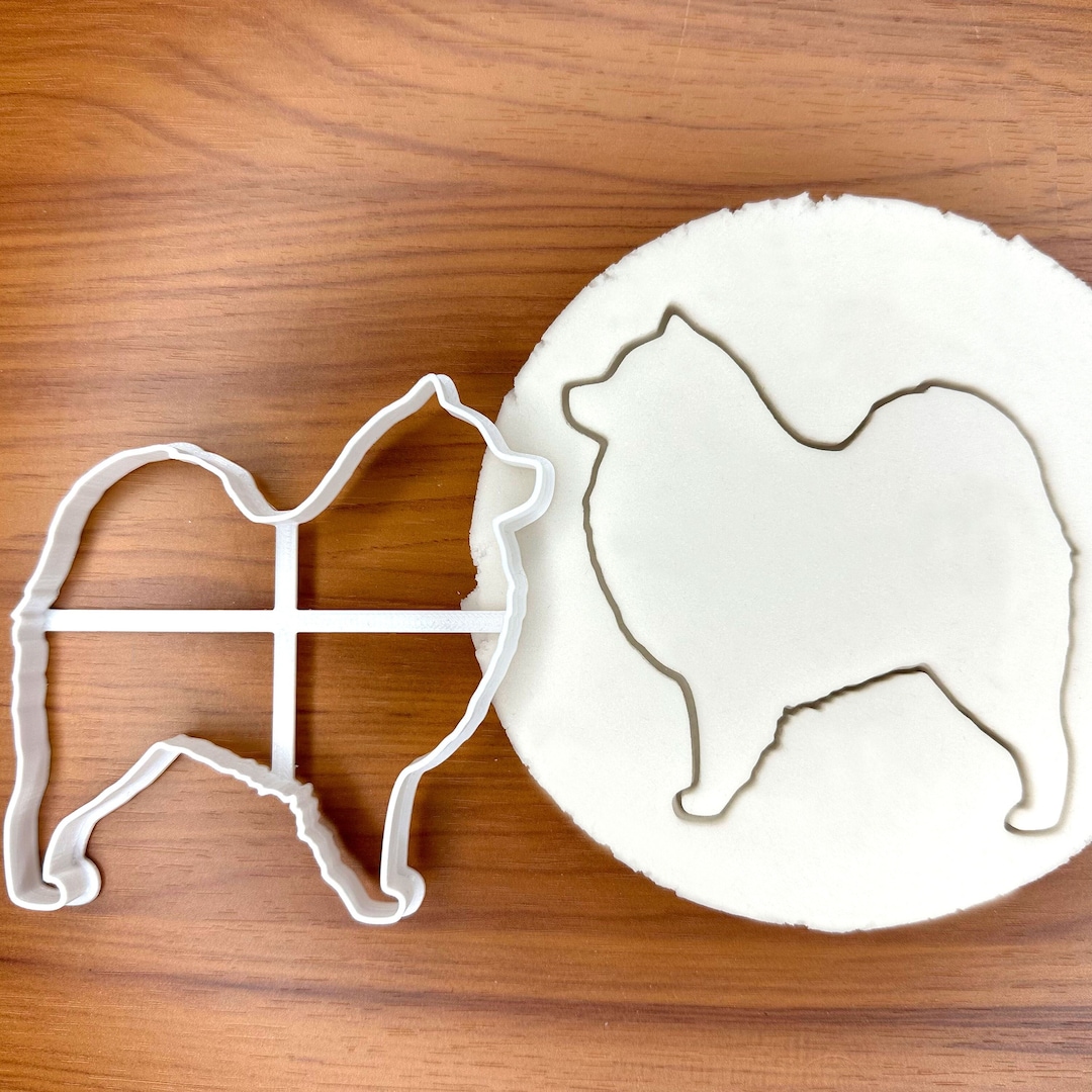 Pomeranian Keeshond Dog Breed Cookie Cutter Fondant Cutter Cupcake ...