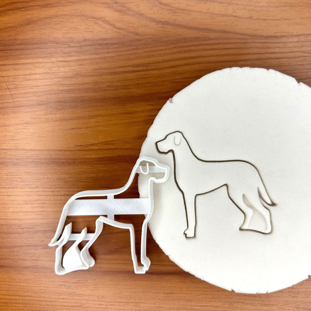 Great Dane Dog Breed Cookie Cutter Fondant Cutter Cupcake Topper Animal ...