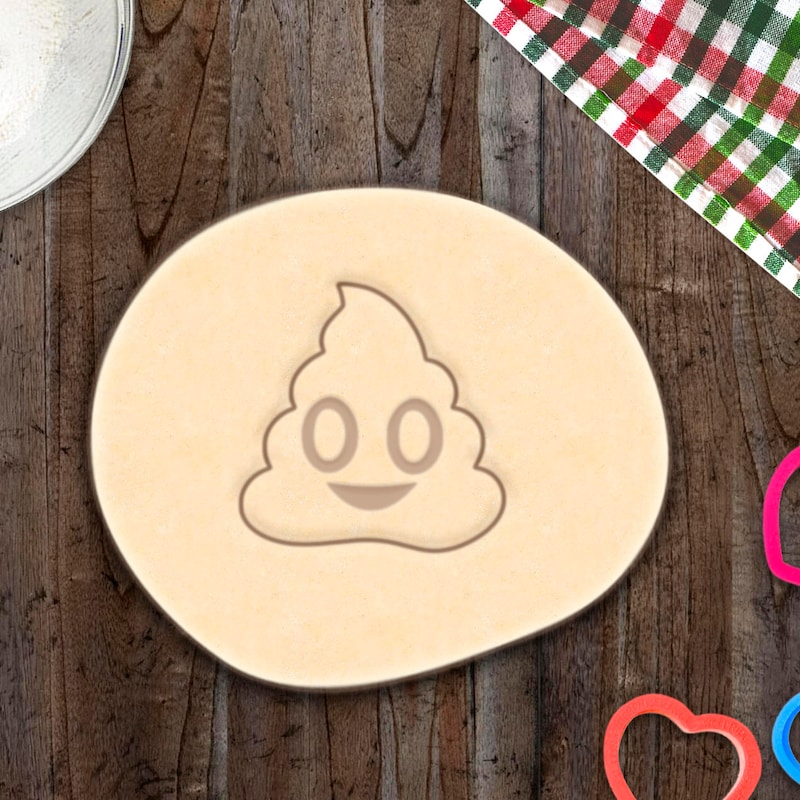 Christmas Poop Emoji Stickers - Etsy