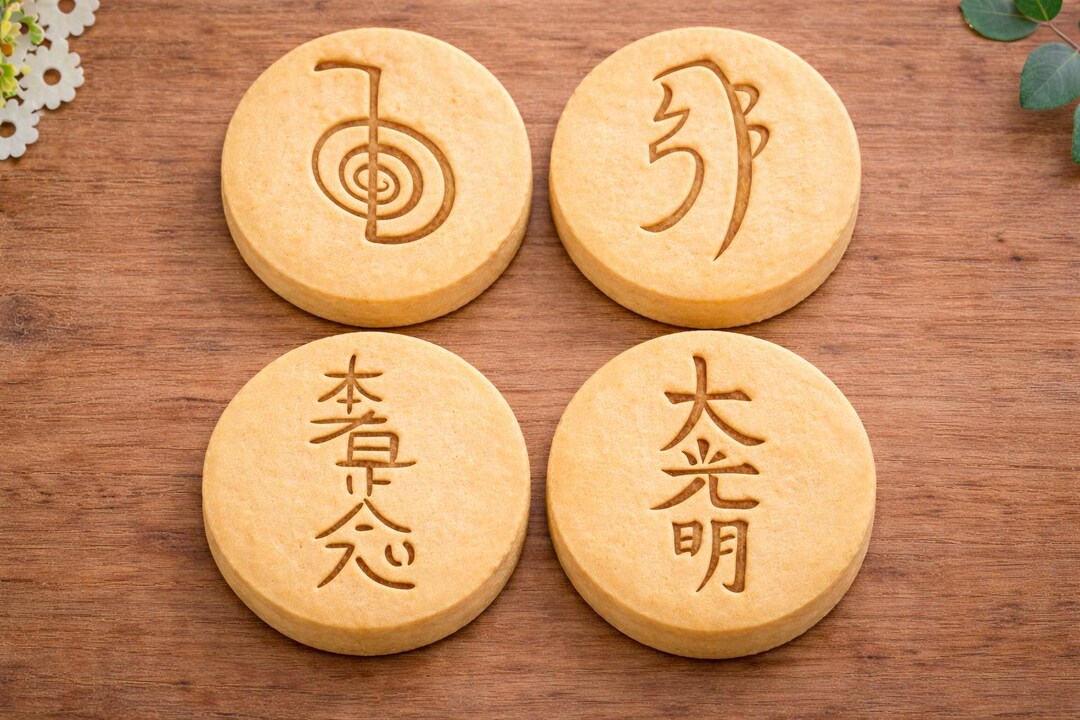 Reiki Symbols Cookie Cutter Stamp Usui Healing Fondant Clay Biscuit ...